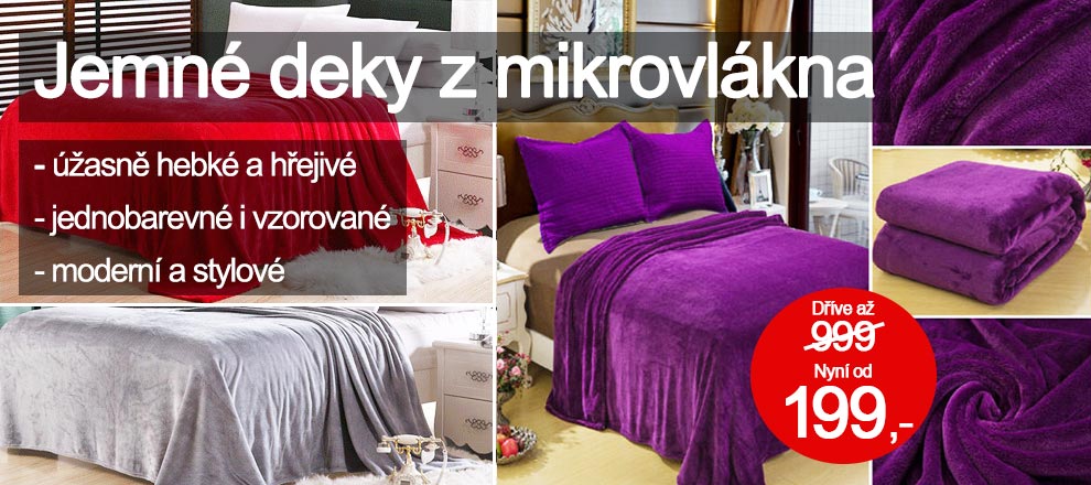Deky z mikrovlákna | SenzaKup.cz