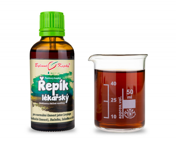 Repík lekársky - bylinné kvapky (tinktúra) 50 ml | FAJN Byliny SK