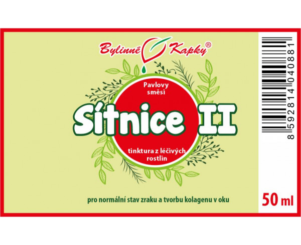 Oční sítnice II - bylinné kapky (tinktura) 50 ml | FAJN Byliny