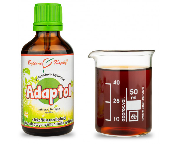 Adaptol - Ziołowe krople (nalewka) 50 ml | Krople ziołowe