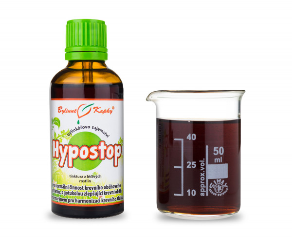 Hypostop - Ziołowe krople (nalewka) 50 ml | Krople ziołowe