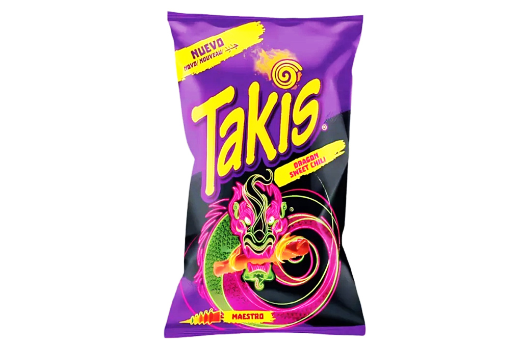 Takis Dragon Sweet Chili Rolled Tortilla Chips 90g | Buldak Ramen a ...