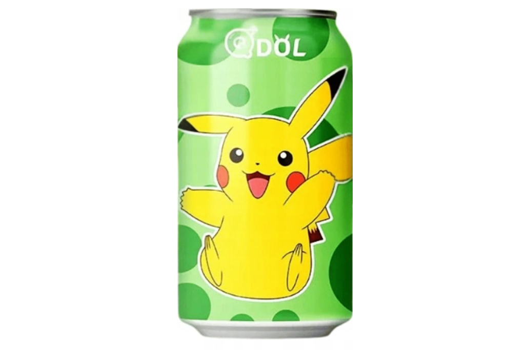 QDol Pokémon Pikachu Sparkling Water Drink Lime 330ml CHN | Asijské ...
