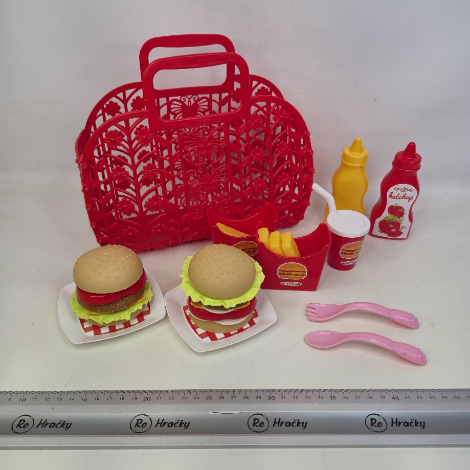 Set do dětské kuchyňky s košíkem | reHračky