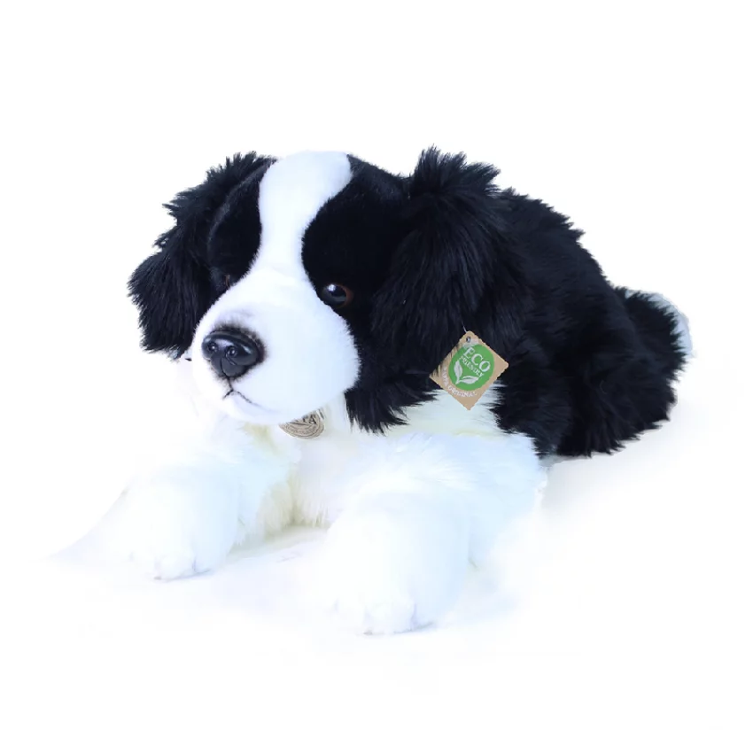 Plyšový pes border kólie - ležící - 60 cm - Rappa | Domácí potřeby ...