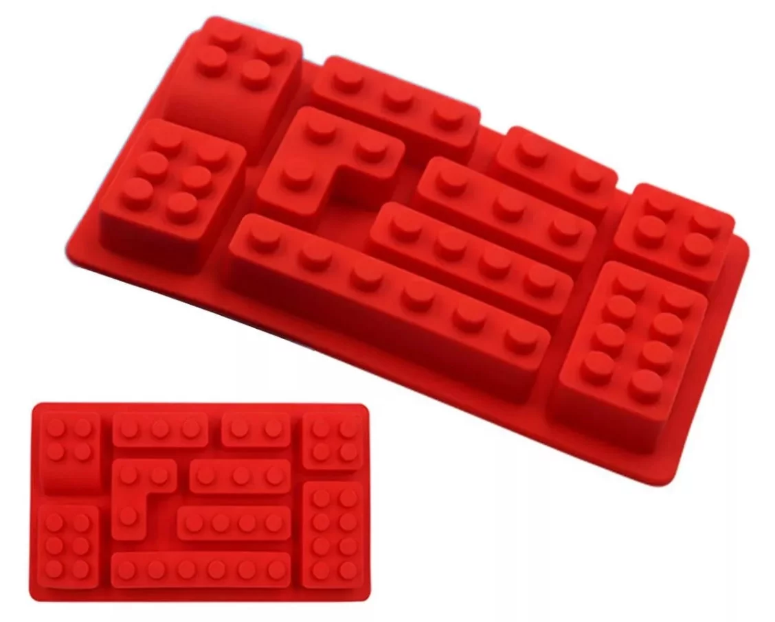 Silikónová forma na ľad v tvare kociek LEGO | Domáce potreby ...