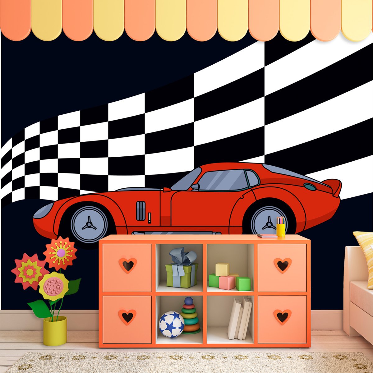 Tapeta Závodní auto | Dekorace, fotodárky a dárky