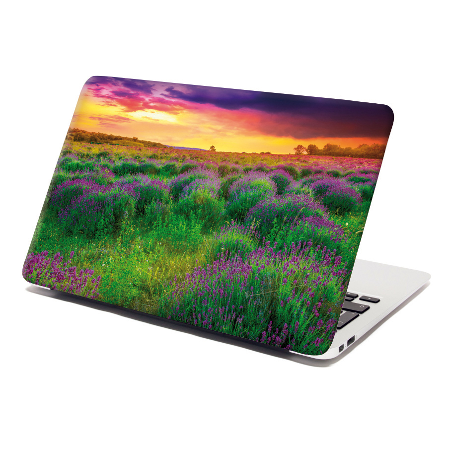 Samolepka na notebook Levandulové pole | Dekorace, fotodárky a dárky