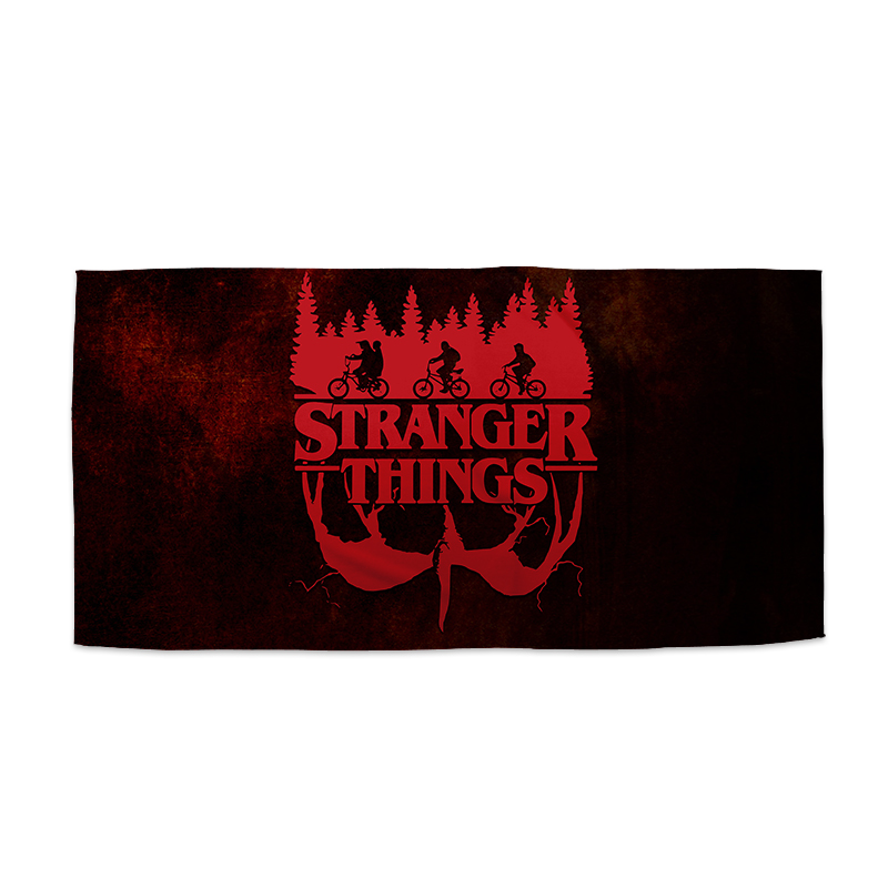 Ručník Stranger Things Red | Dekorace, fotodárky a dárky