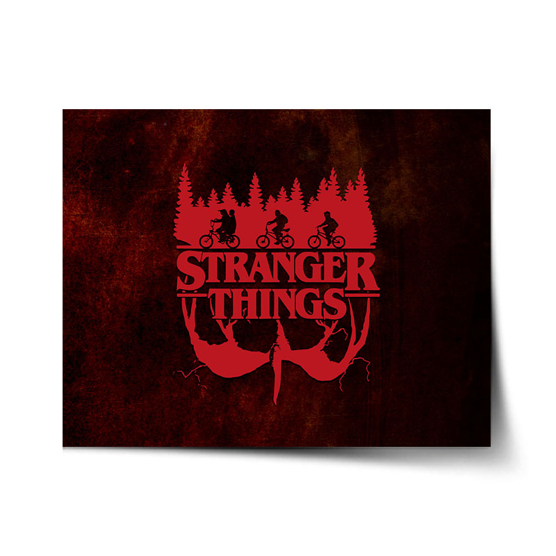 Plakát Stranger Things Red | Dekorace, fotodárky a dárky