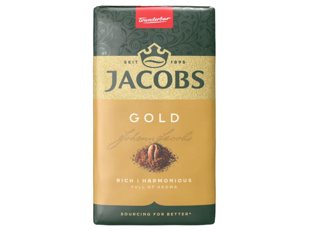 Jacobs Gold mletá káva 250g | kavakafe.cz | Káva a kafe pro všechny