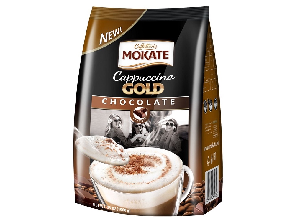 Mokate Cappuccino Gold Chocolate 1kg | kavakafe.cz | Káva a kafe pro všechny