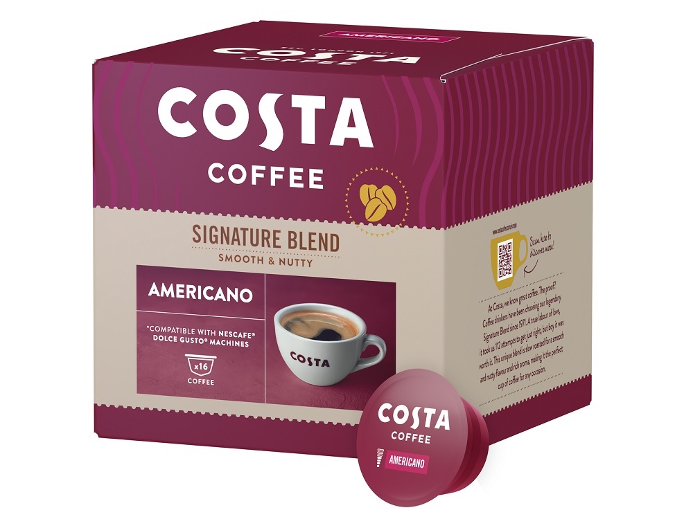 Costa Coffee Signature Blend Americano kapsle 16ks pro Dolce Gusto ...