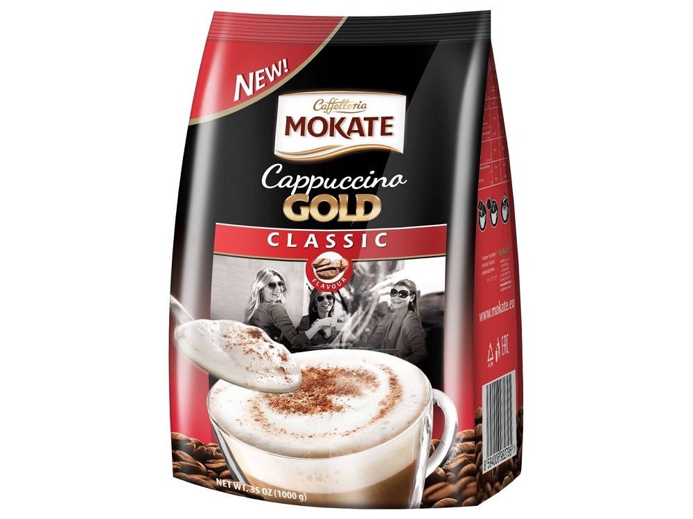 Mokate Cappuccino Gold Classic 1kg | kavakafe.cz | Káva a kafe pro všechny