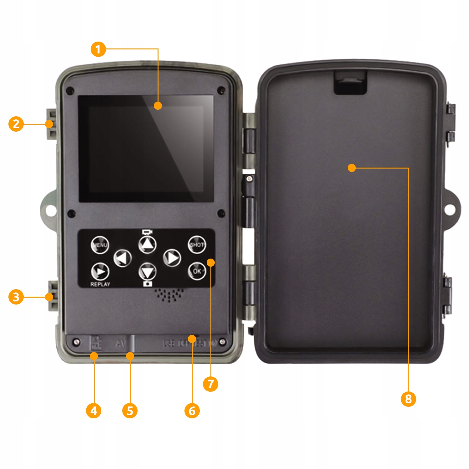 Fotopast lesní kamera 4K 50Mpx HC-800A | Nakupik.cz