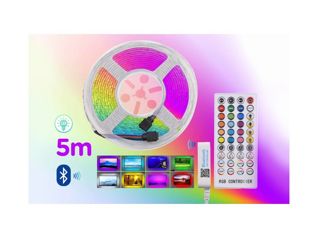 Lumenmax 5050 – 5 Metrů - BLUETOOTH RGB LED pásek | Darkos.cz