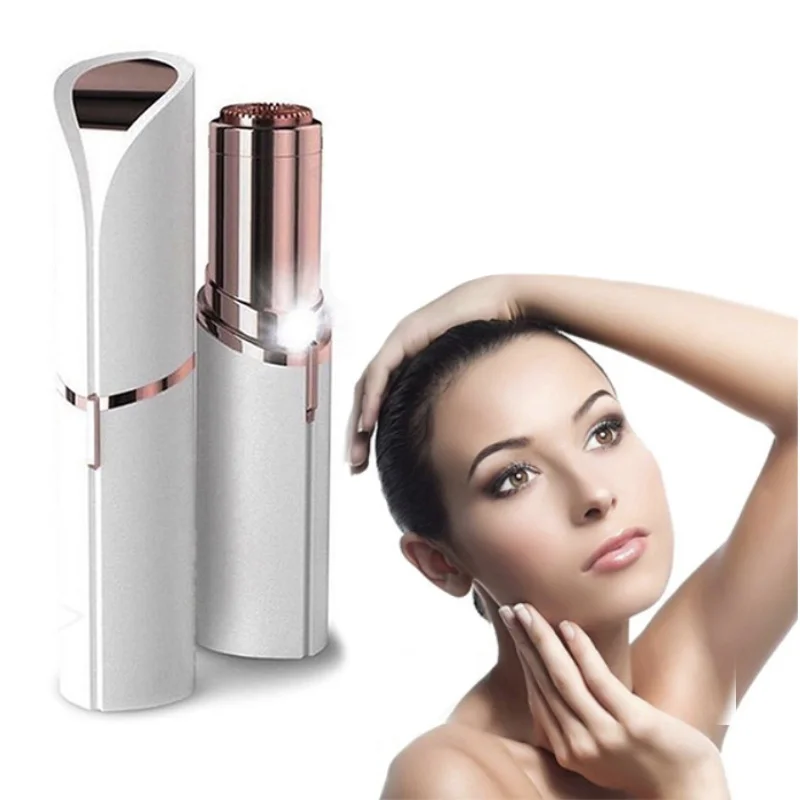 Vreckový depilátor vo forme rúže pre dokonalú úpravu obočia | Insleva.eu